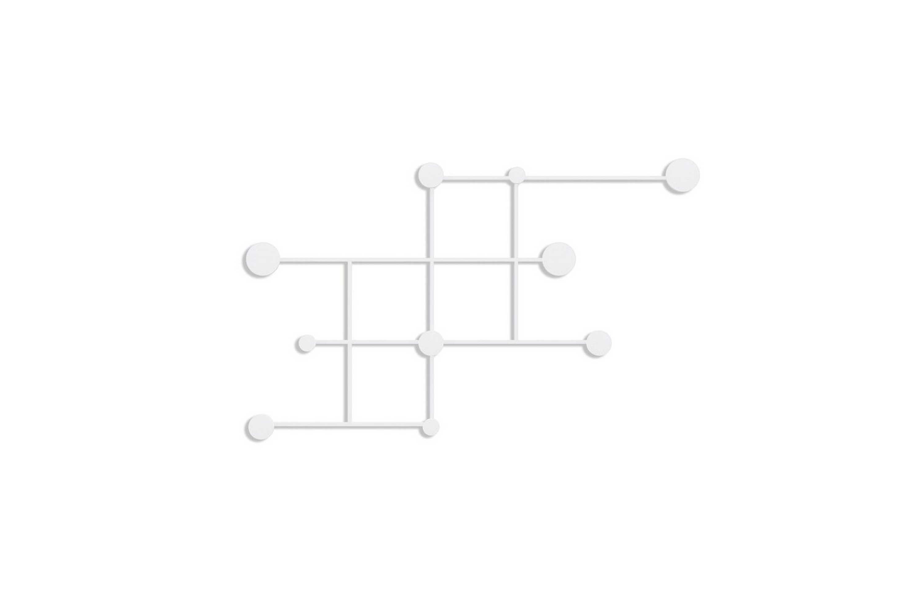 Metall Väggkrok Colna Vit Vit - Förvaring - Trademax