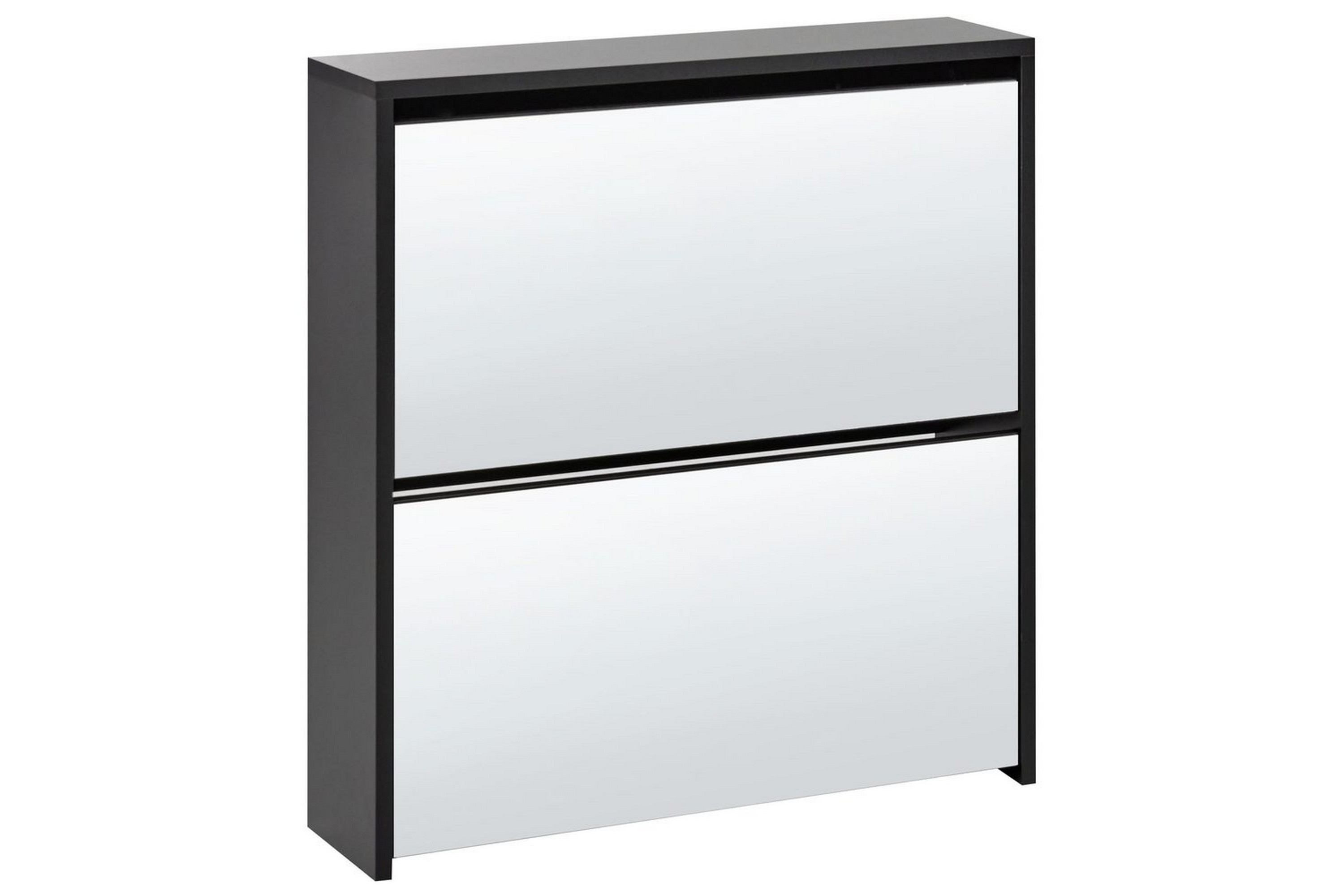 Skoskåp Midfield Svart, Silver, 63x17x67 cm Svart, Silver, 63x17x67 cm ...