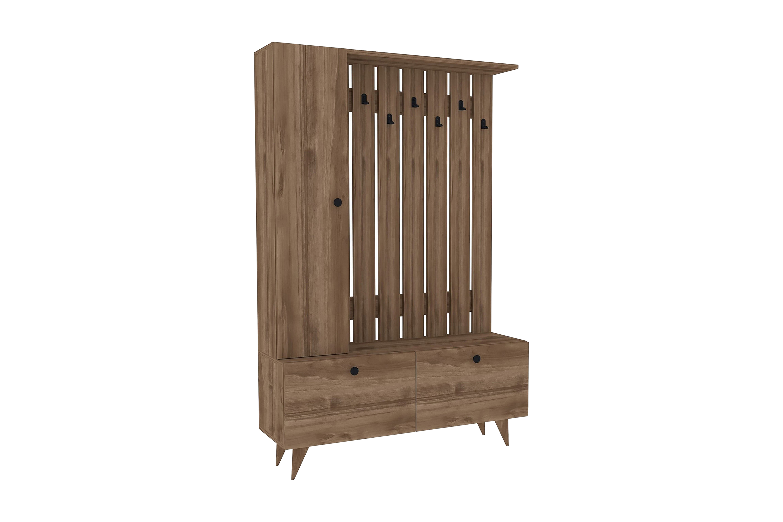 Andifli Klädhängare 112x170 cm Brun - Förvaring - Trademax