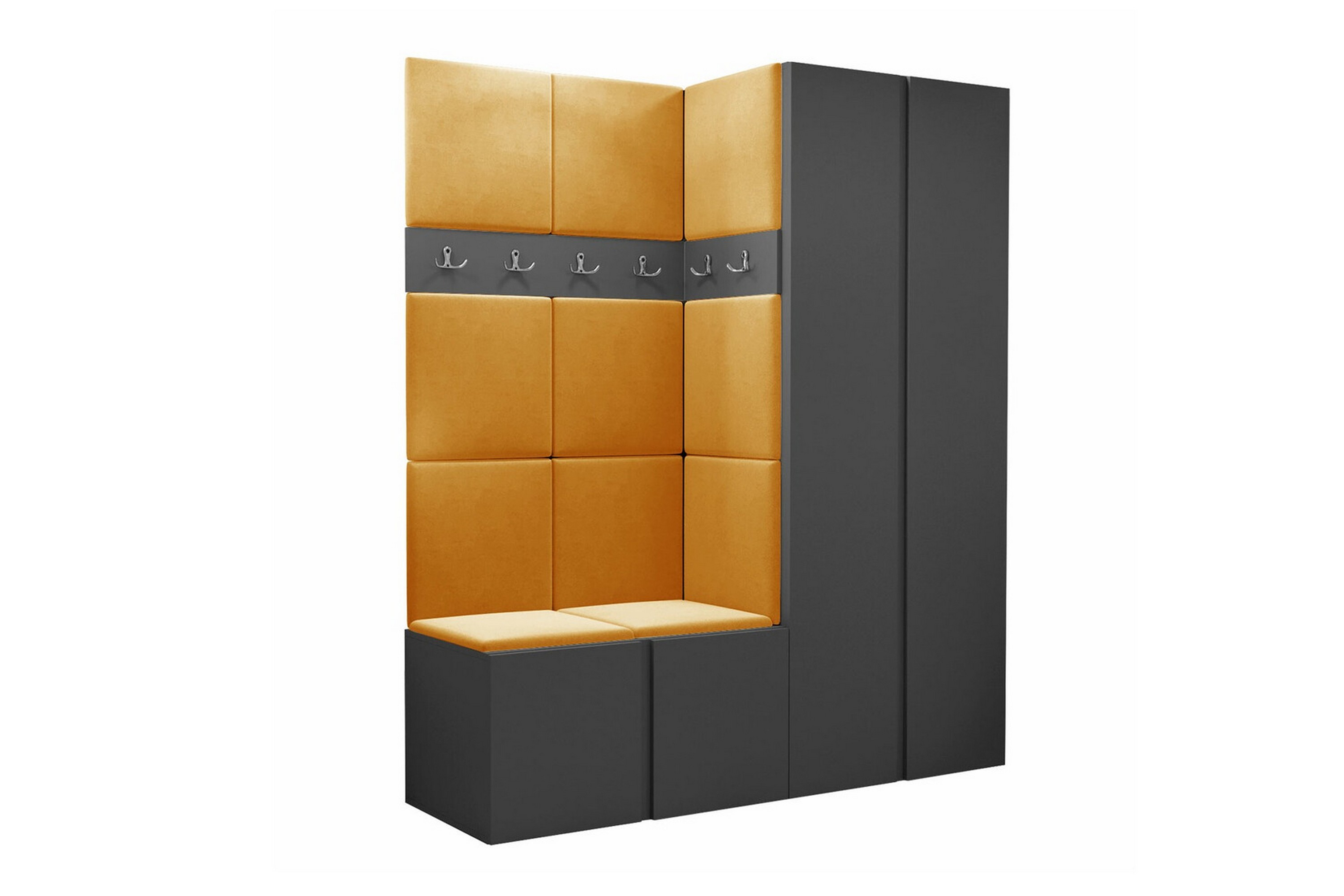 Dunvegan Highboard Grafitgrå - Förvaring - Trademax