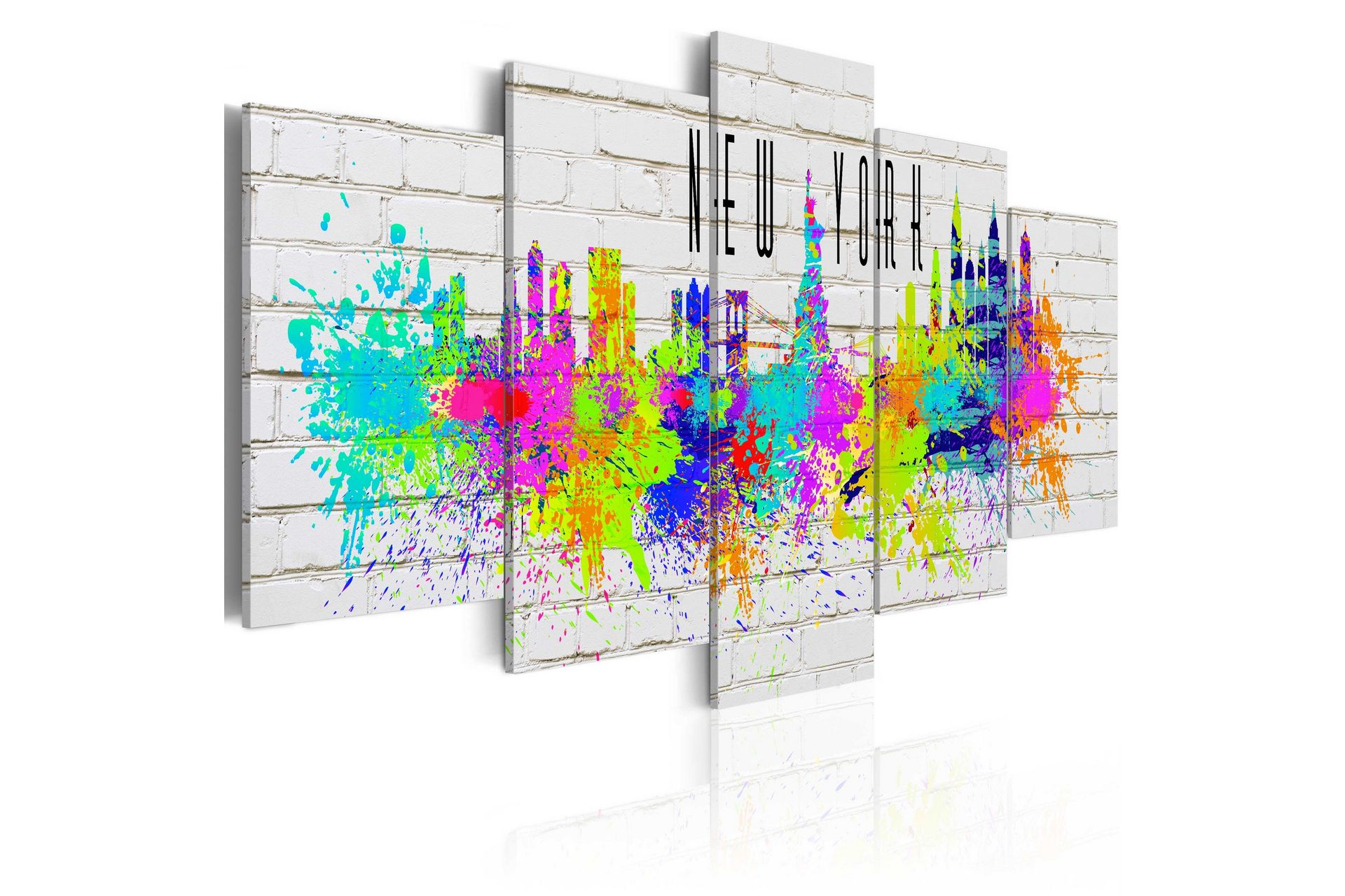 Tavla Colorful New York 100x50 Artgeist sp. z o. o. - Inredning - Trademax
