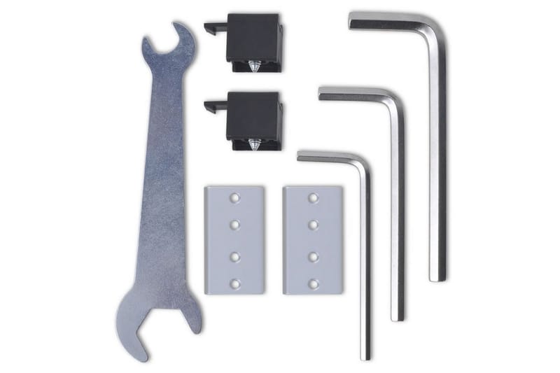 Be Basic Skjutdörr glas och aluminium 178 cm silver Silver - Hus & renovering - Trademax