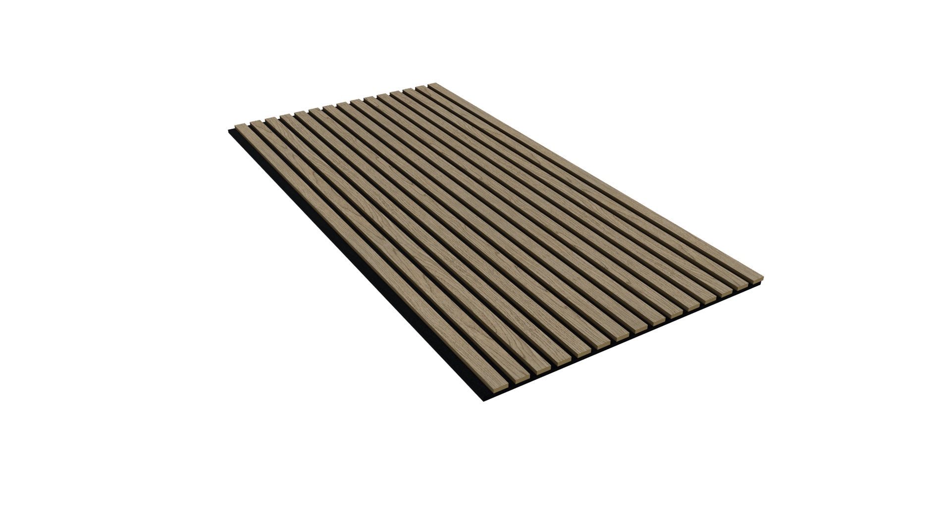 Trälamell akustikpanel| 1200x600x18mm | valnöt | 2-pack - Hus ...
