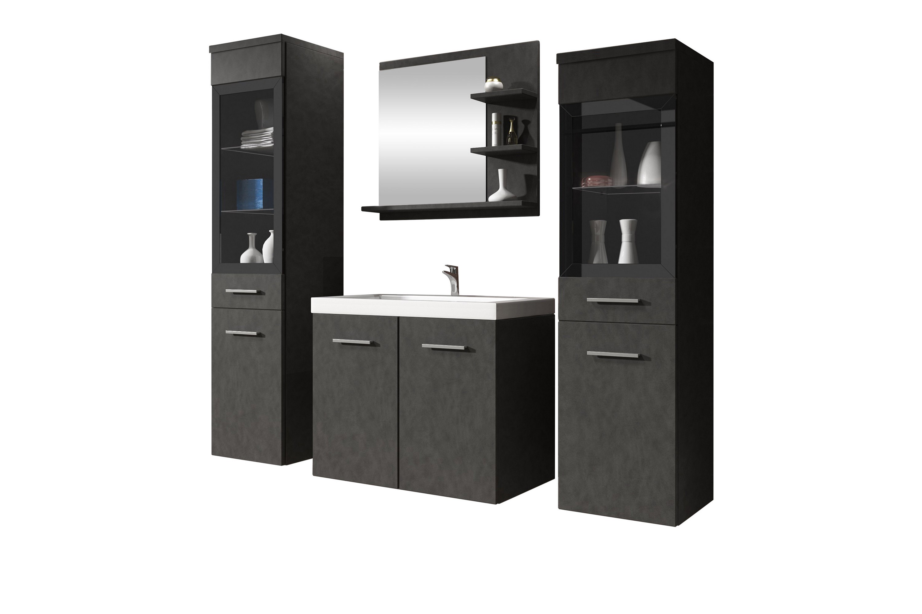 Somender Möbelset för Badrum 132 cm - Hus & renovering - Trademax