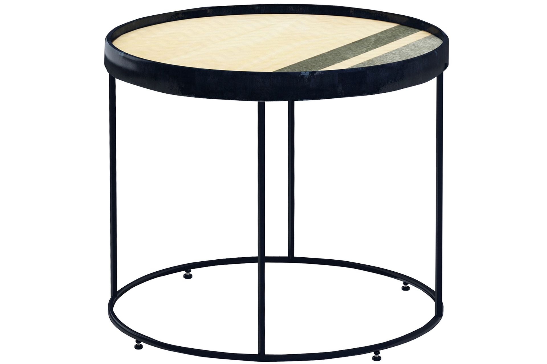 Ahari Brickbord 49 cm Svart - Möbler - Trademax