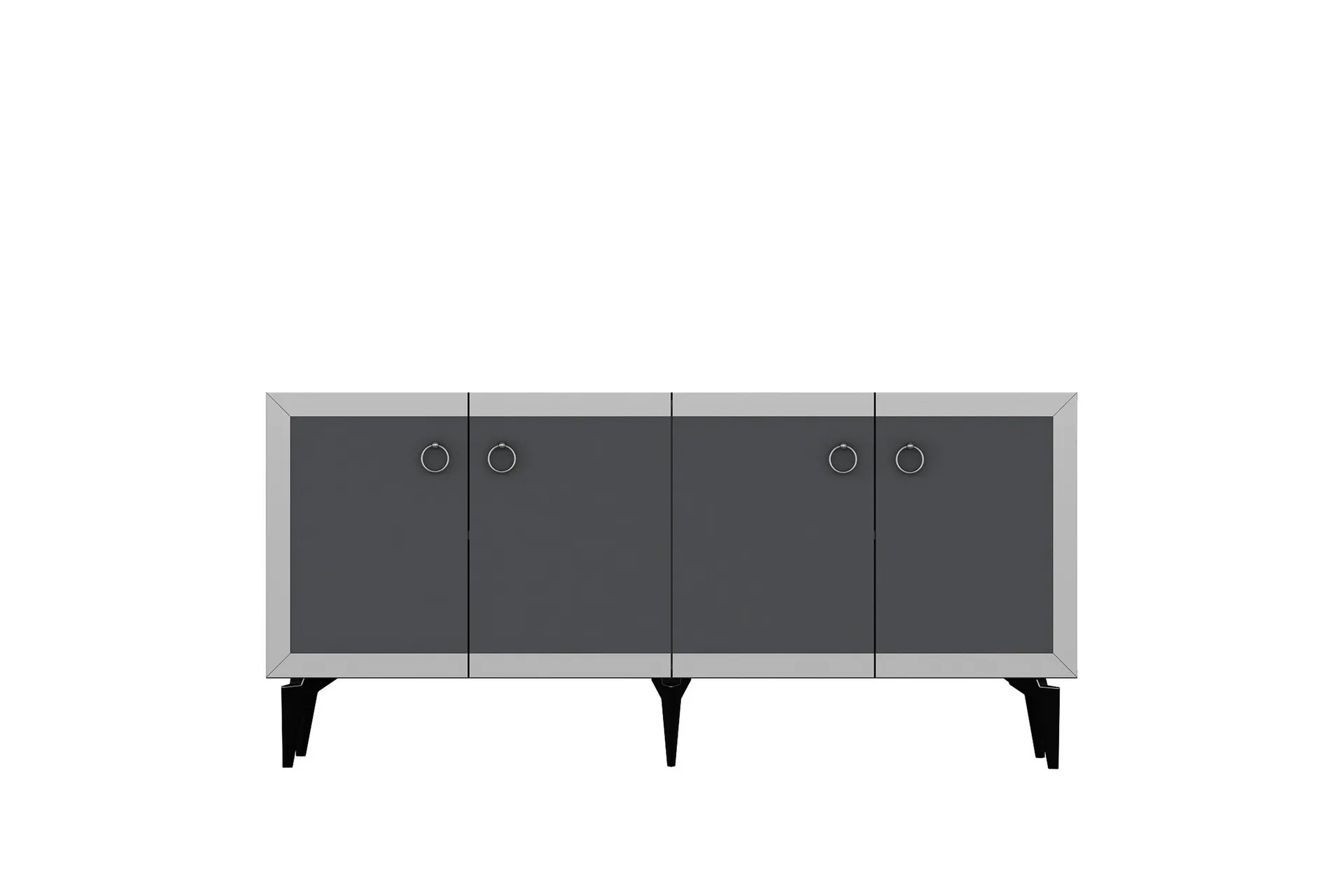 Ponny Konsollbord 150 cm Antracit/Silver - Möbler - Trademax