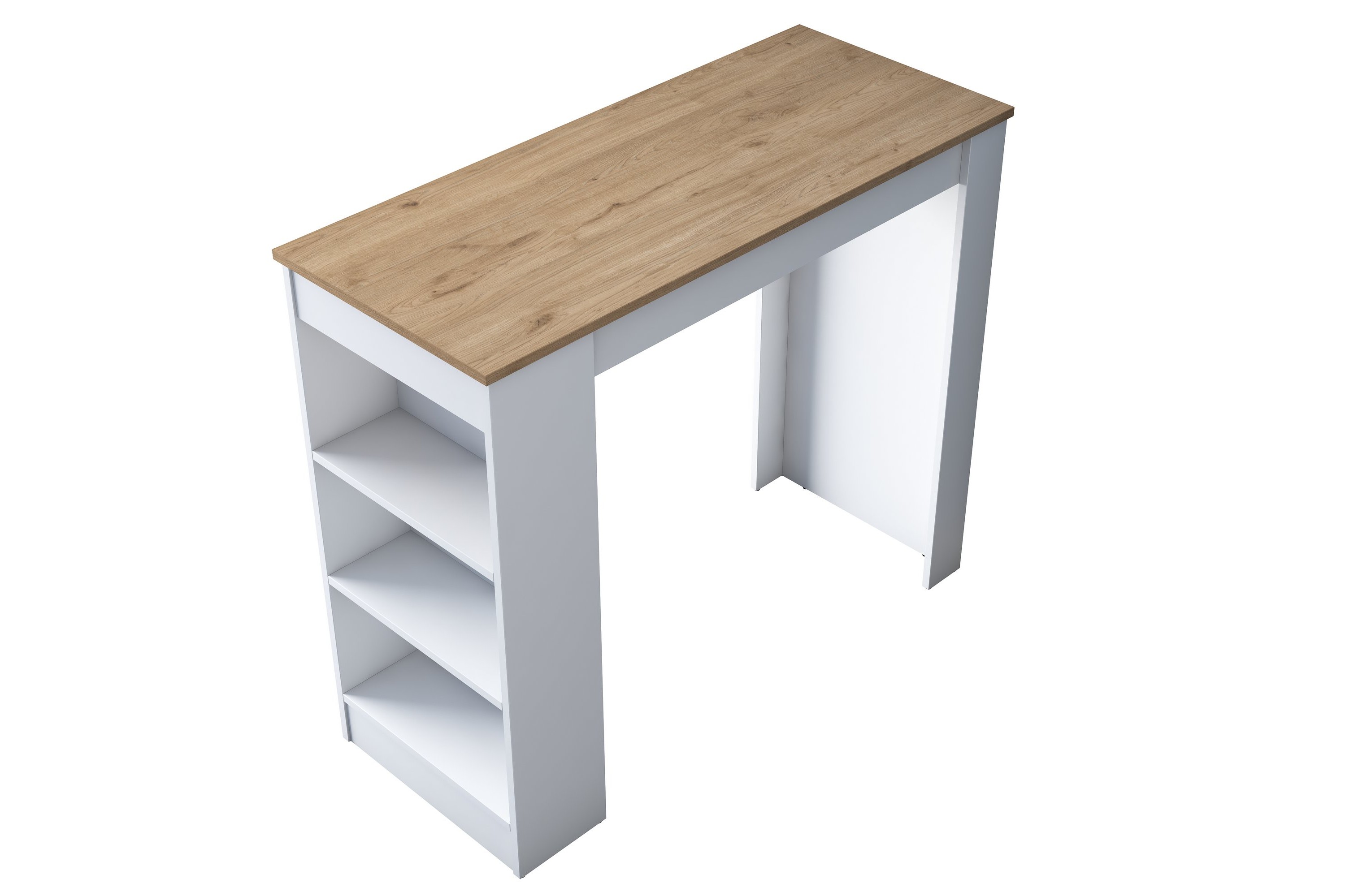 Iwao Barbord 50x120 cm Brun/Vit Hanah Home - Möbler - Trademax