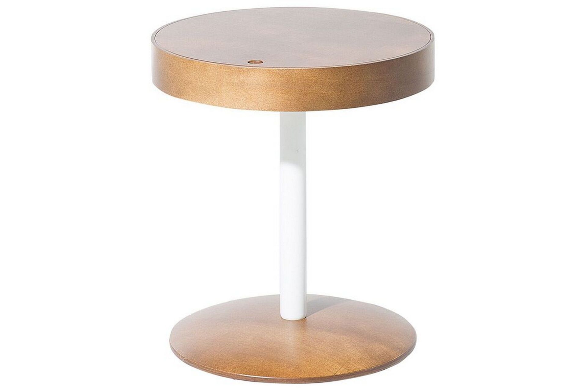 Debanhi Soffbord 40x45 cm Mörkt trä/Vit - Möbler - Trademax