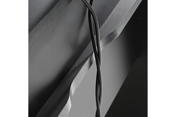 Bays Gaming Skrivbord 160 cm med Förvaring 2 Hyllor Svart - Möbler ...