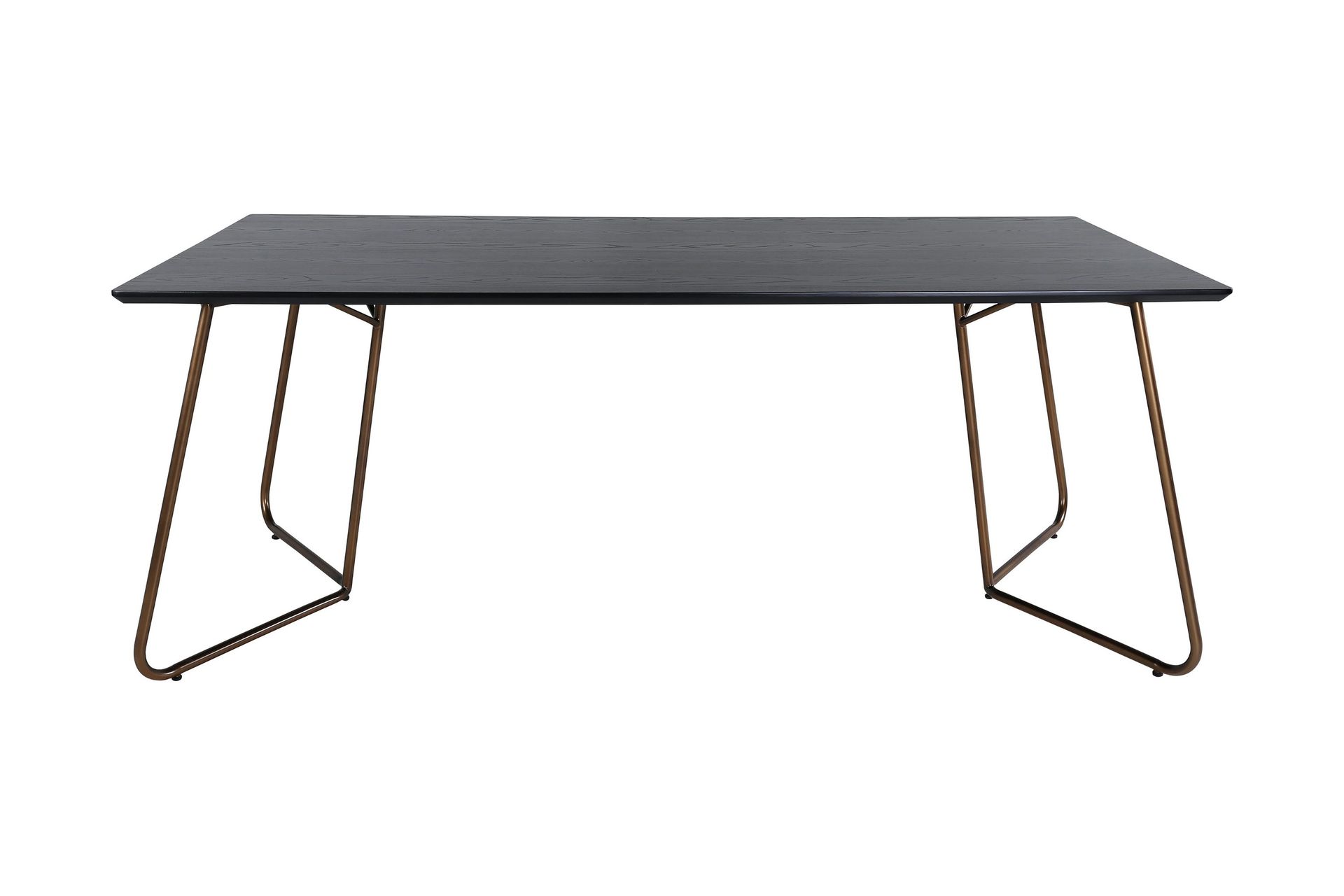 Venture Home Petra Matbord 190 cm Svart/Koppar - Möbler - Trademax