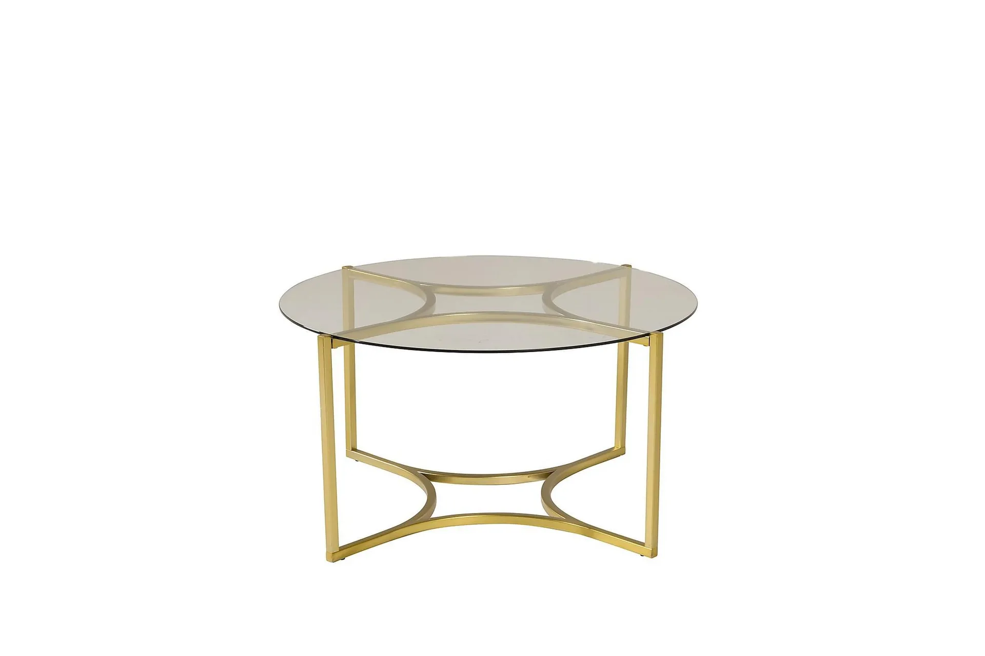 Venture Home Kivik Soffbord Runt 75cm Transparent - Möbler - Trademax