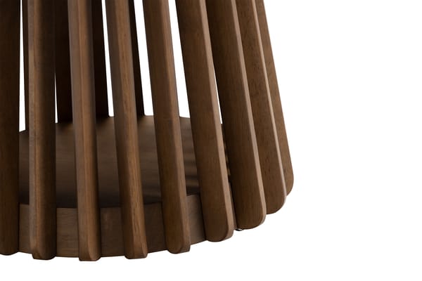 Bark Peyra Soffbord 60 cm Runt Valnöt - Möbler - Trademax