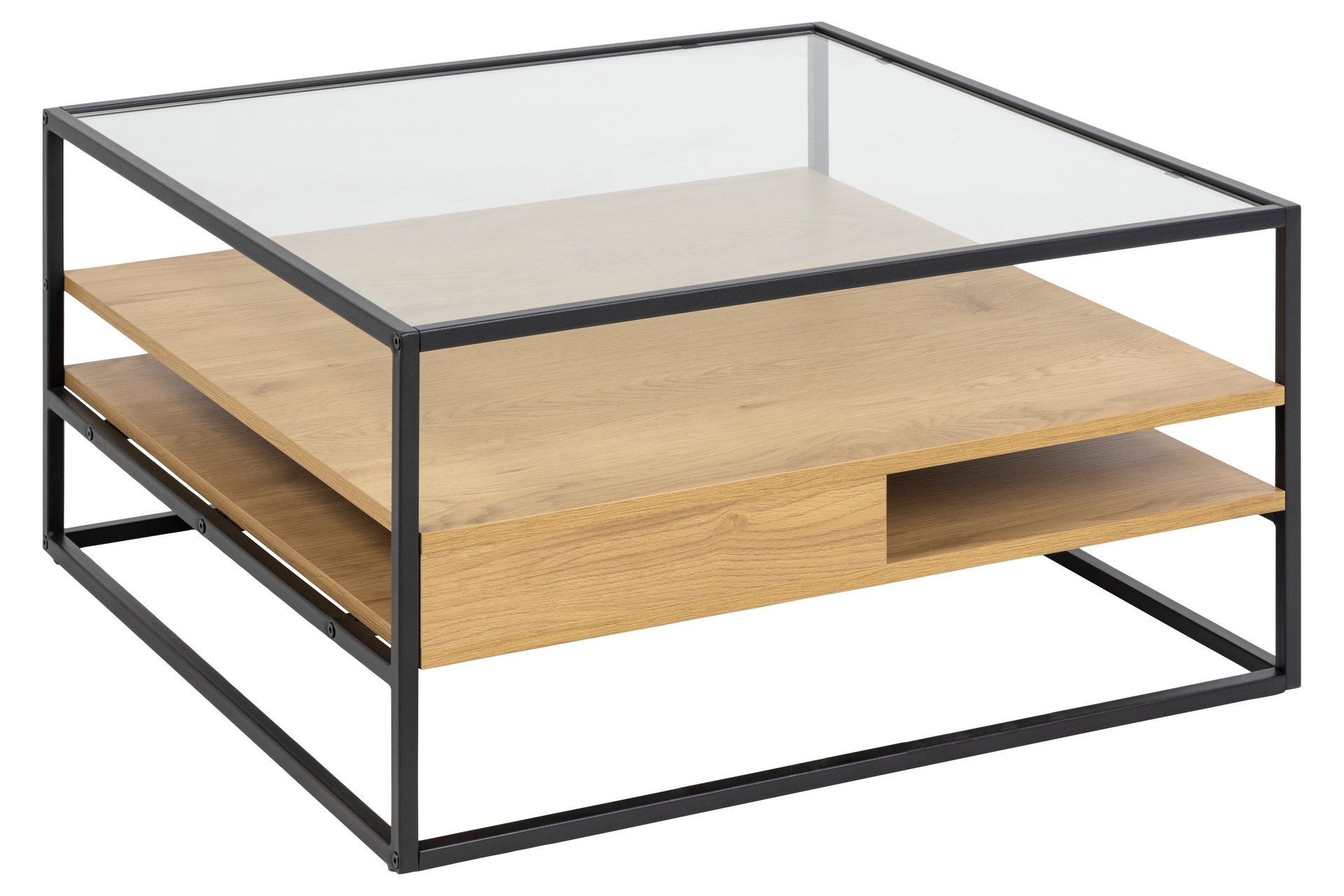 Sakila Soffbord 80x80 cm Transparent - Möbler - Trademax