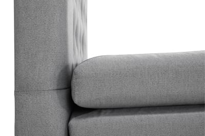 Bedly Lucky Komplett Sängpaket 160x200 cm med Sänggavel Fast Grå ...