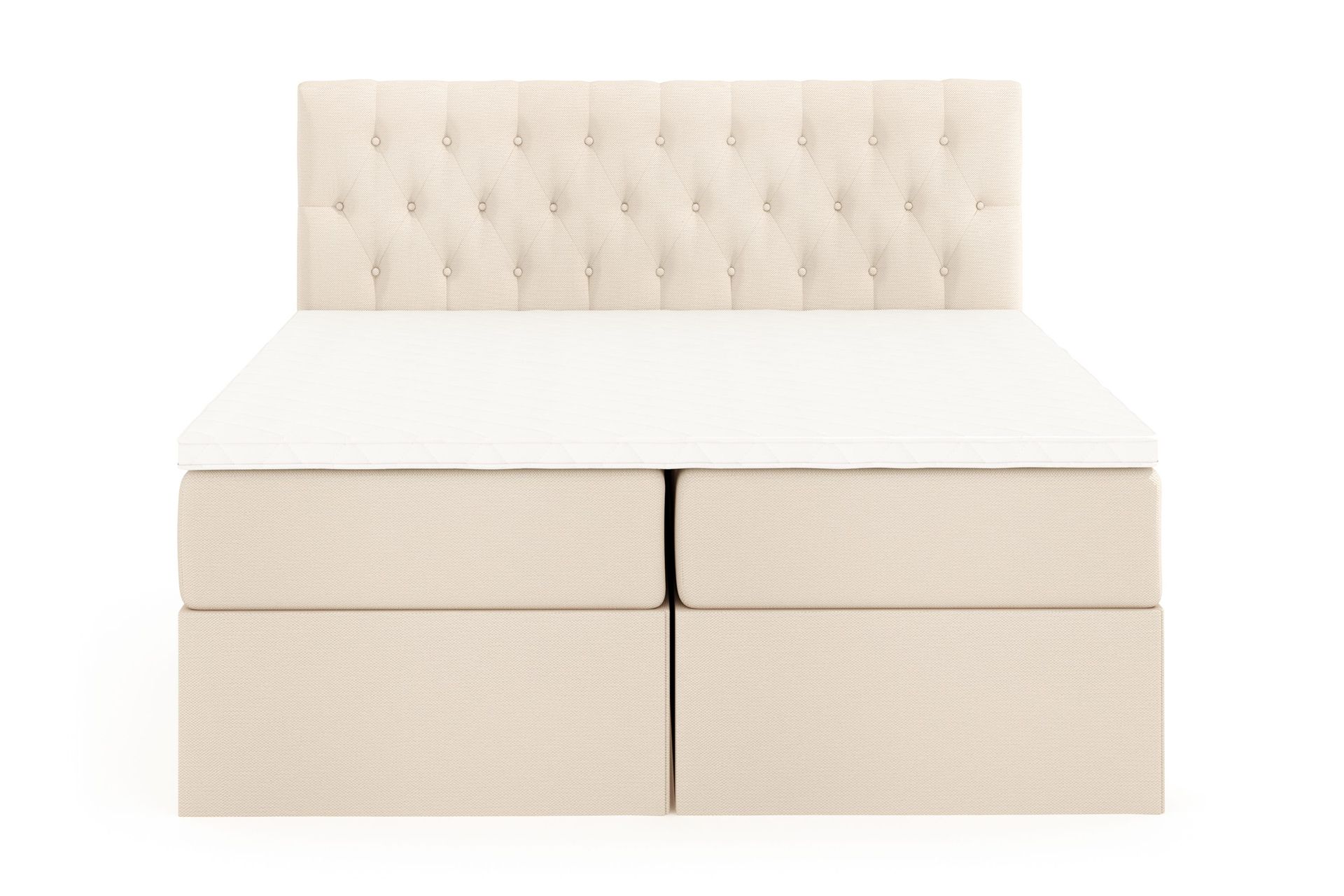 Drömvik Boxy Box Bed 160x200 cm Beige - Möbler - Trademax