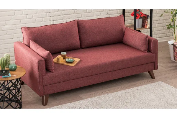 Antigua Soffa 3-sits Röd - Möbler - Trademax
