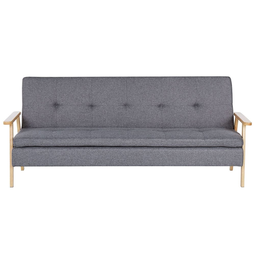 3-sits soffa Tjorn Grå, ljust trä - Möbler - Trademax