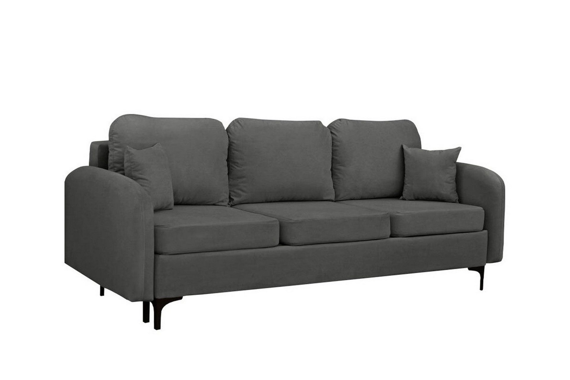 Knocklong 2-sits Bäddsoffa Dark grey - Möbler - Trademax