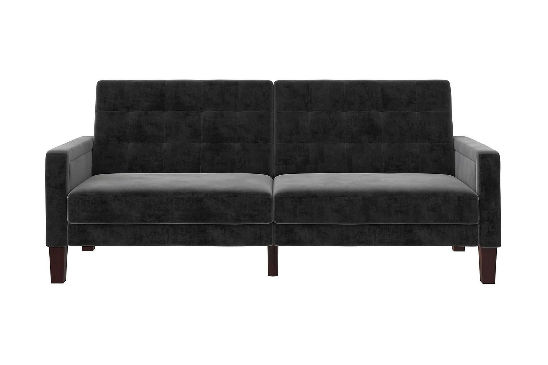 Dorel Home Porter 2-sits Bäddsoffa Sammet/Grå Dorel Home - Möbler ...