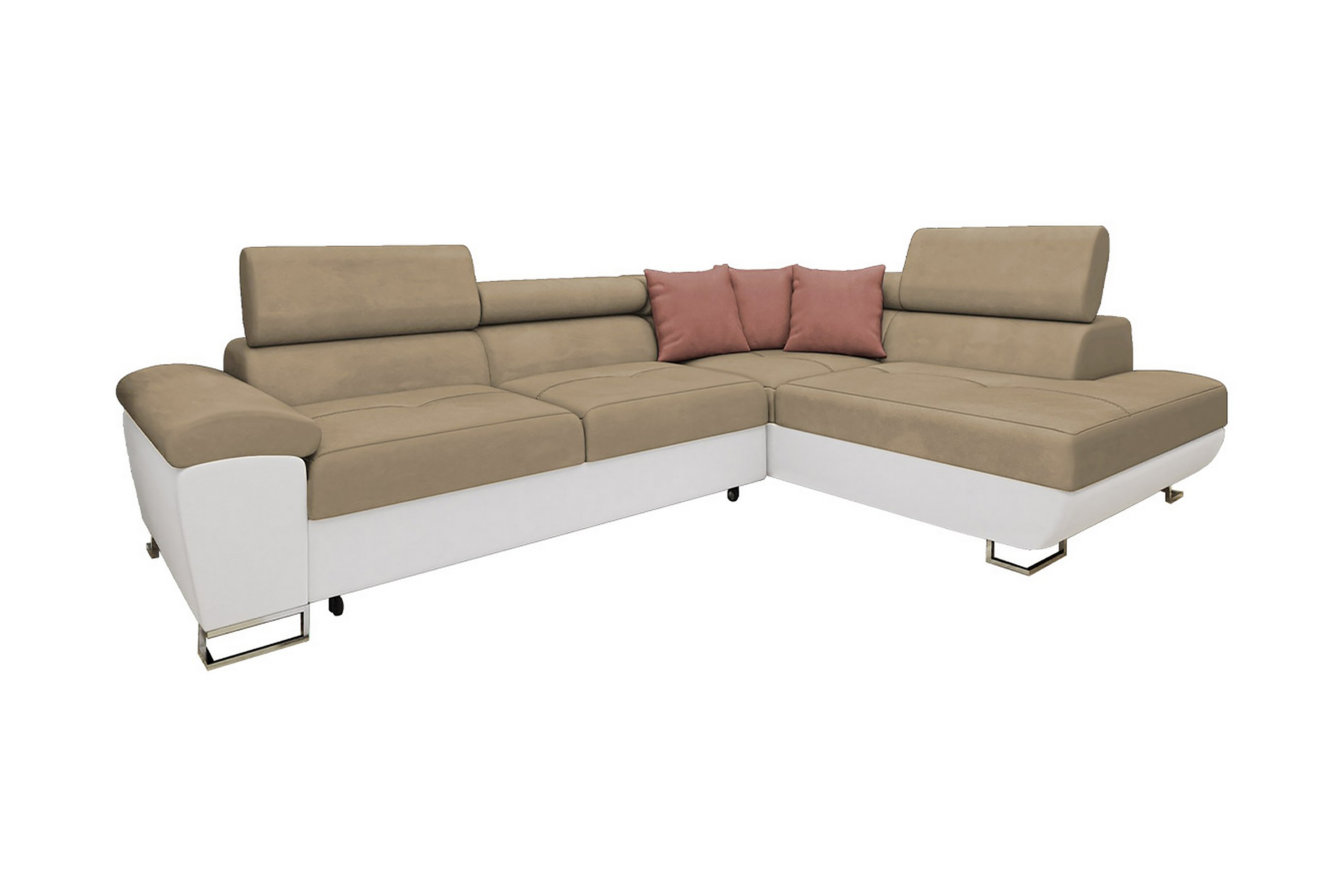 Reginia Bäddsoffa m. Schäslong L-formad - Möbler - Black Friday - Trademax