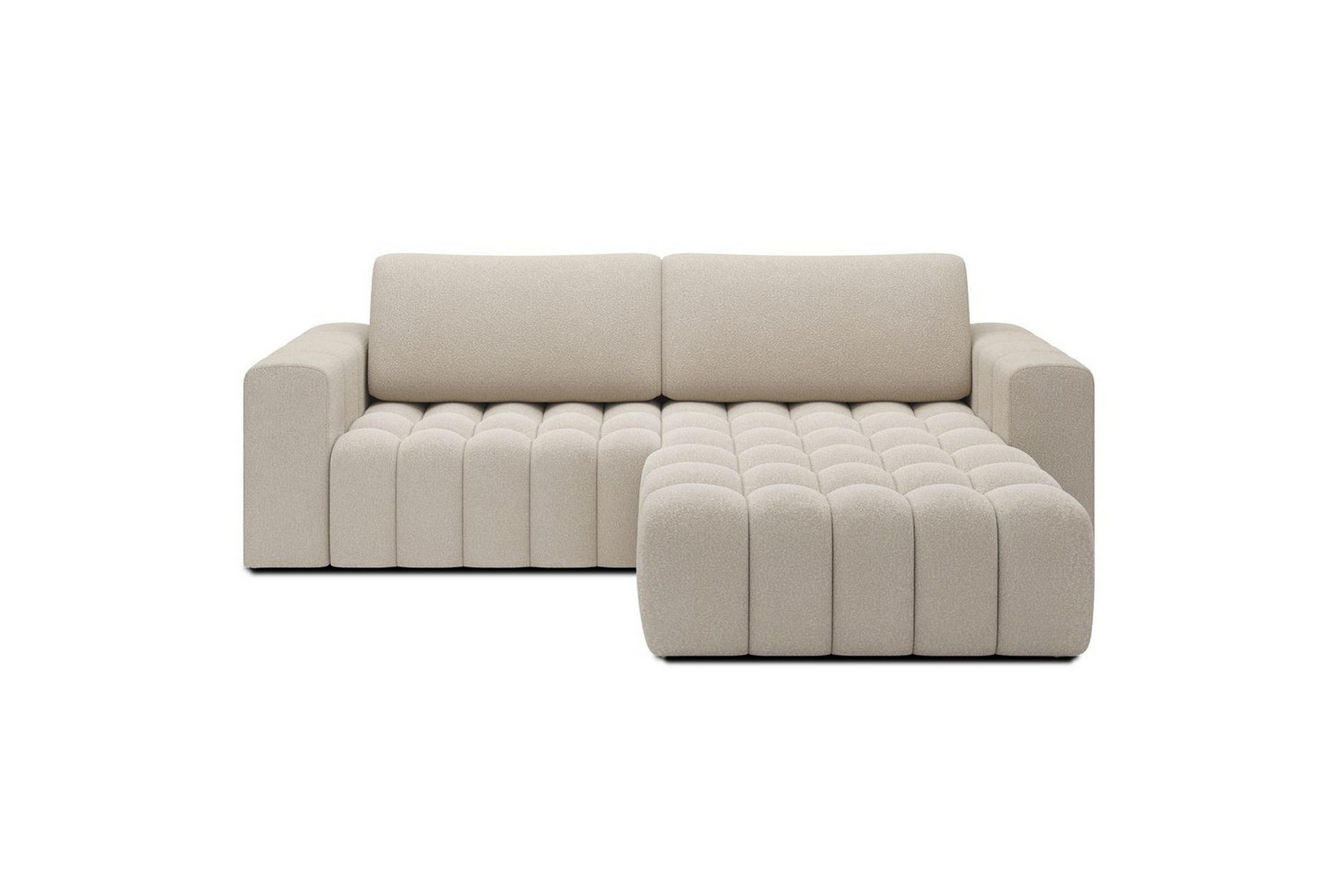Sektionssoffa Eltap Bonett 250x175x92 cm Jaffray 18, Beige, Höger ...