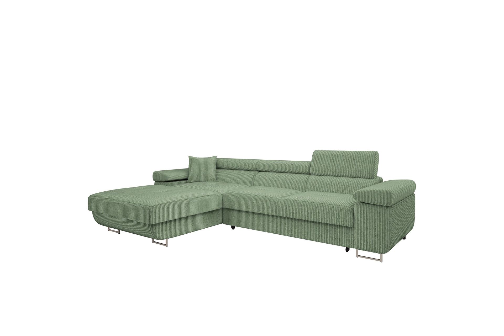Gabina Soffa med Divan 3-sits Grön - Möbler - Trademax