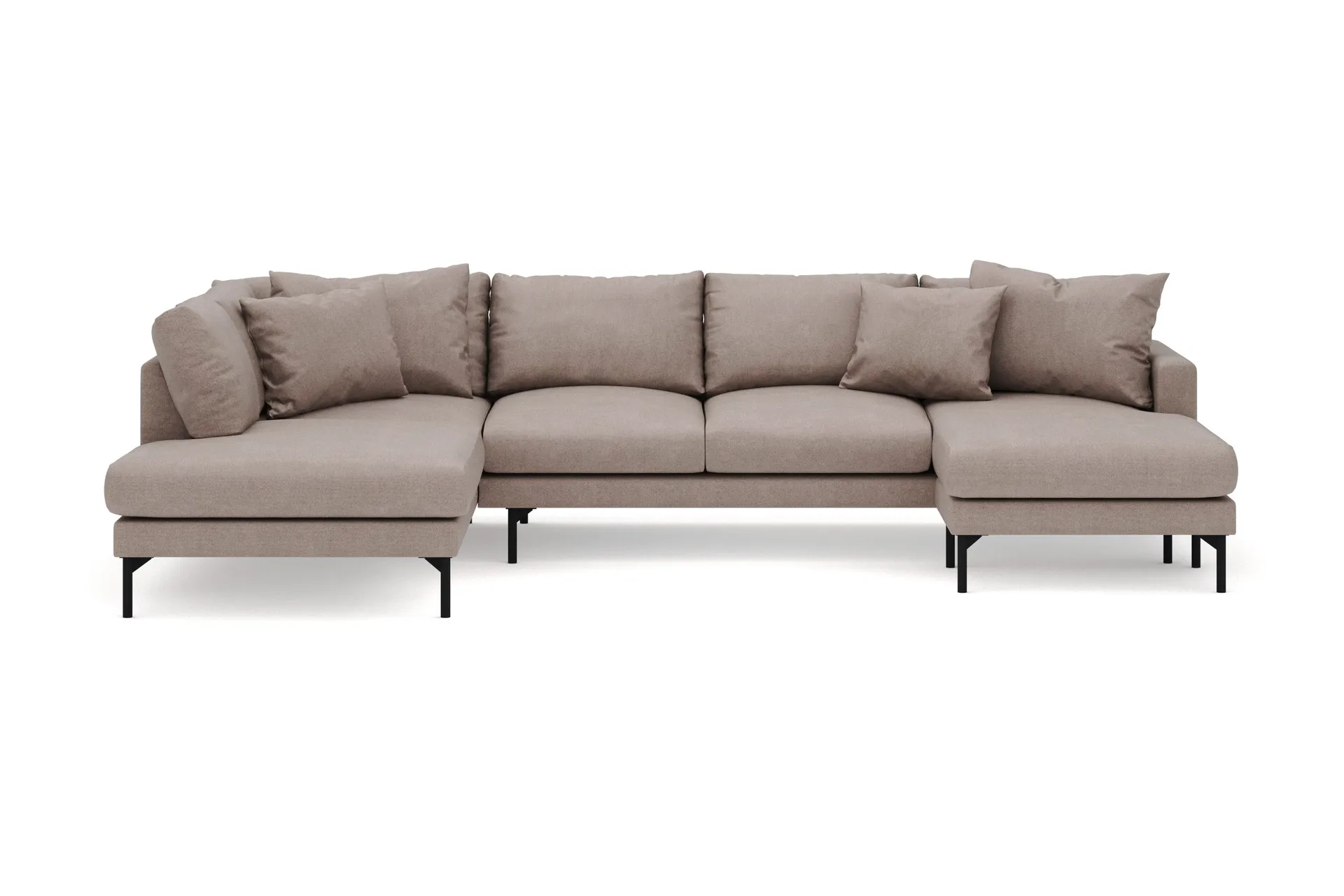 Scandi Days Menard 4-sits Vänstervänd U-formad Large Soffa med Divan ...