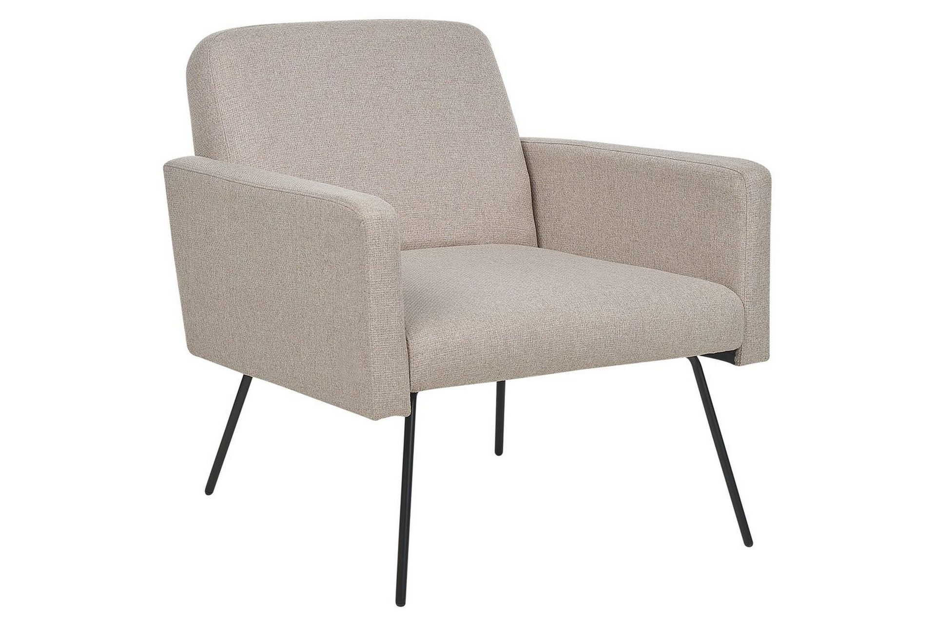 Fåtölj Narken Beige, svart - Möbler - Trademax