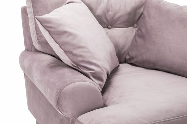 Bloomington Andrew Sammetsfåtölj Lila/Krom - Möbler - Black Friday ...