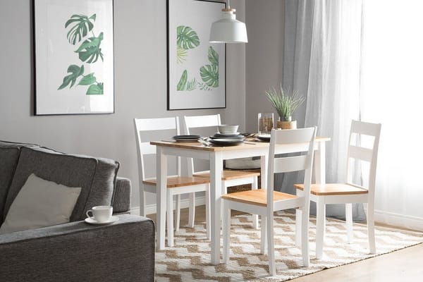 Georgia Stol Set Om 2 St Vit - Möbler - Black Friday - Trademax