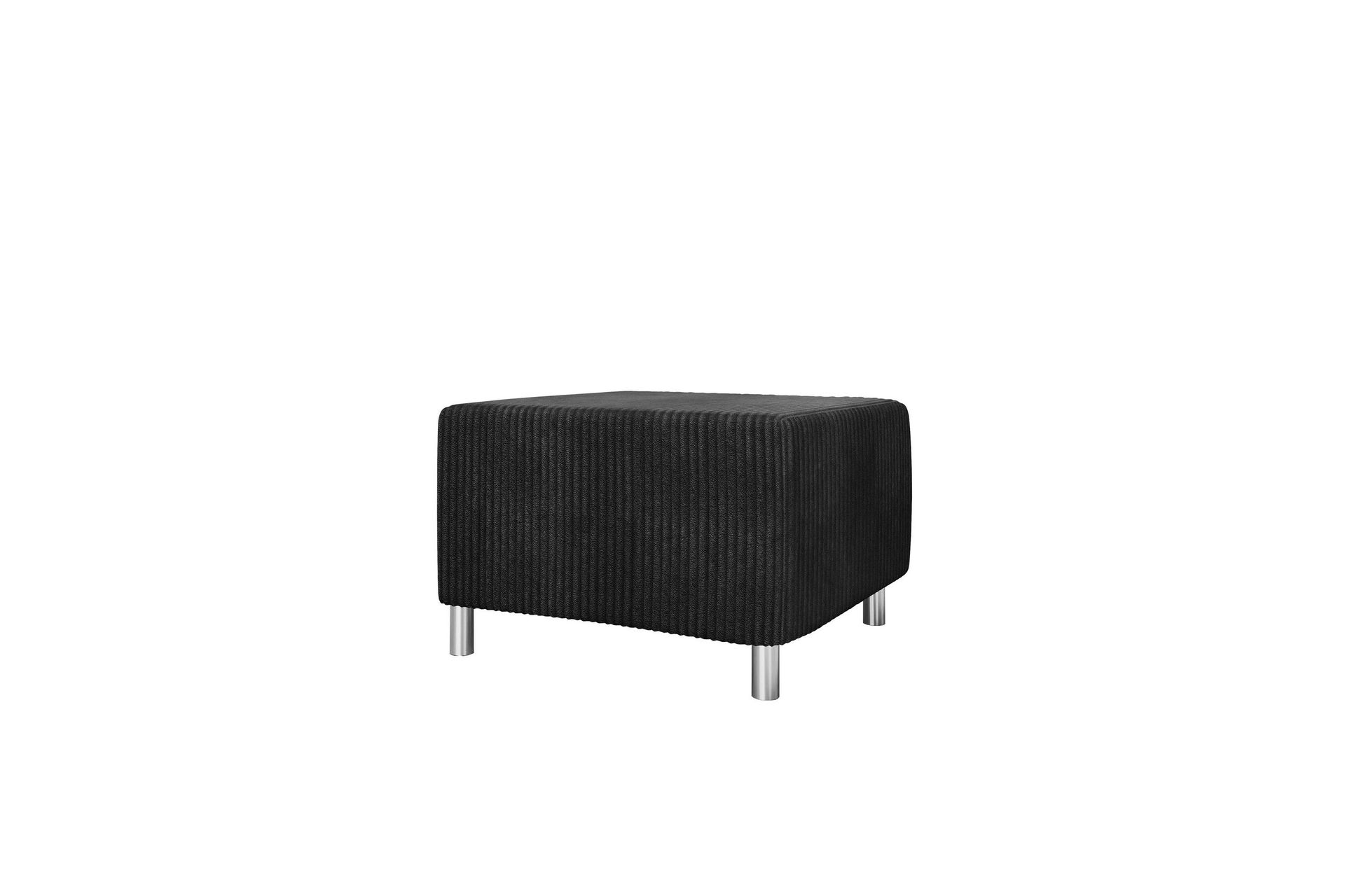 Eifion Fotpall 65 cm Svart - Möbler - Trademax