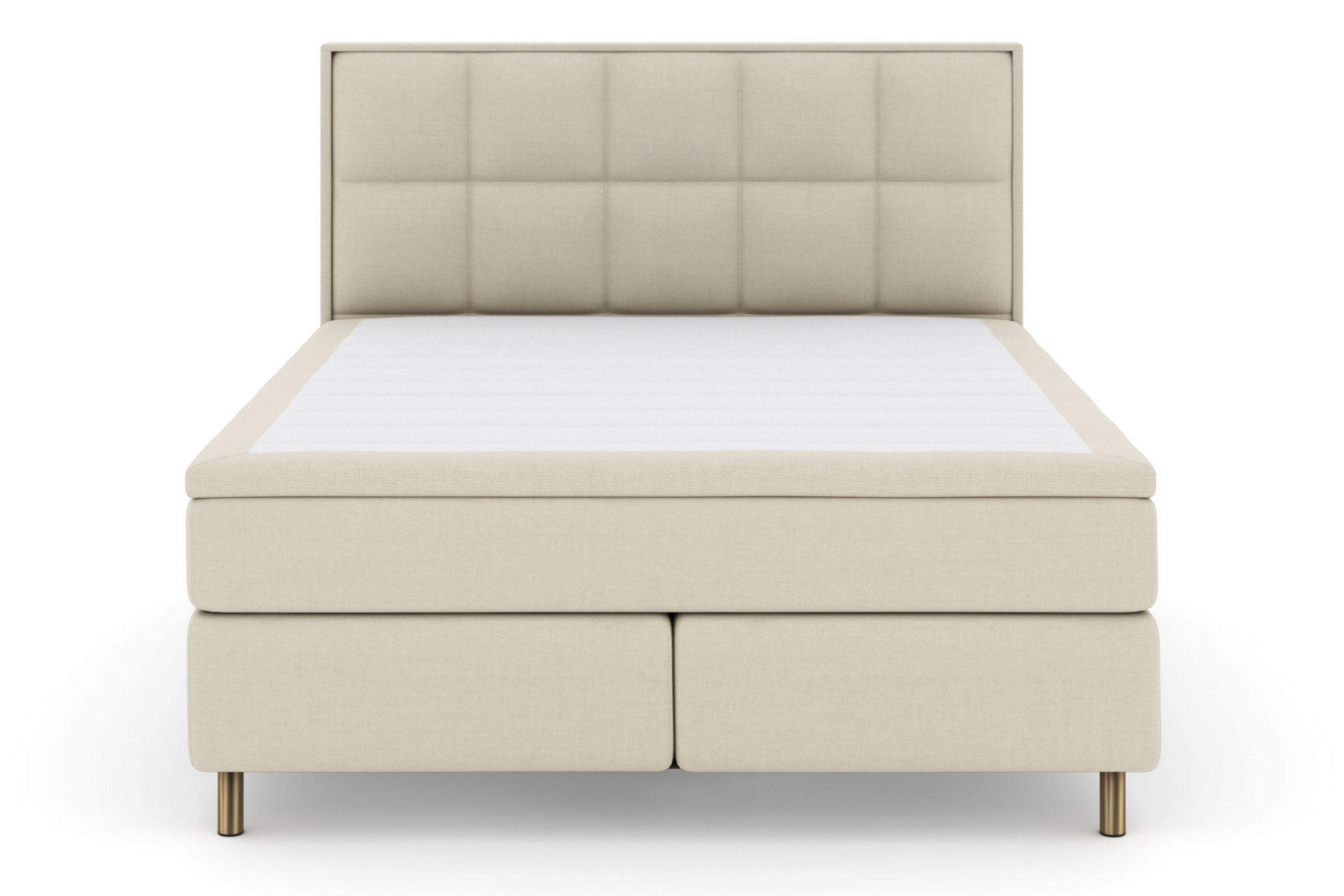 Select No 4 Komplett Sängpaket 180x200 Medium Beige/Koppar - Möbler - Trademax