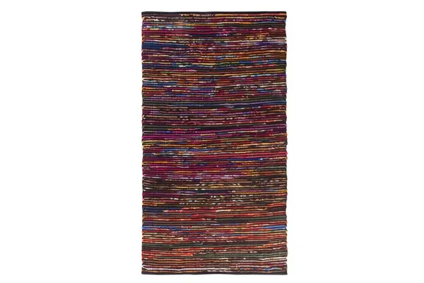 Bartin Matta Rund 160 cm Flerfärgad - Textil & mattor - Trademax
