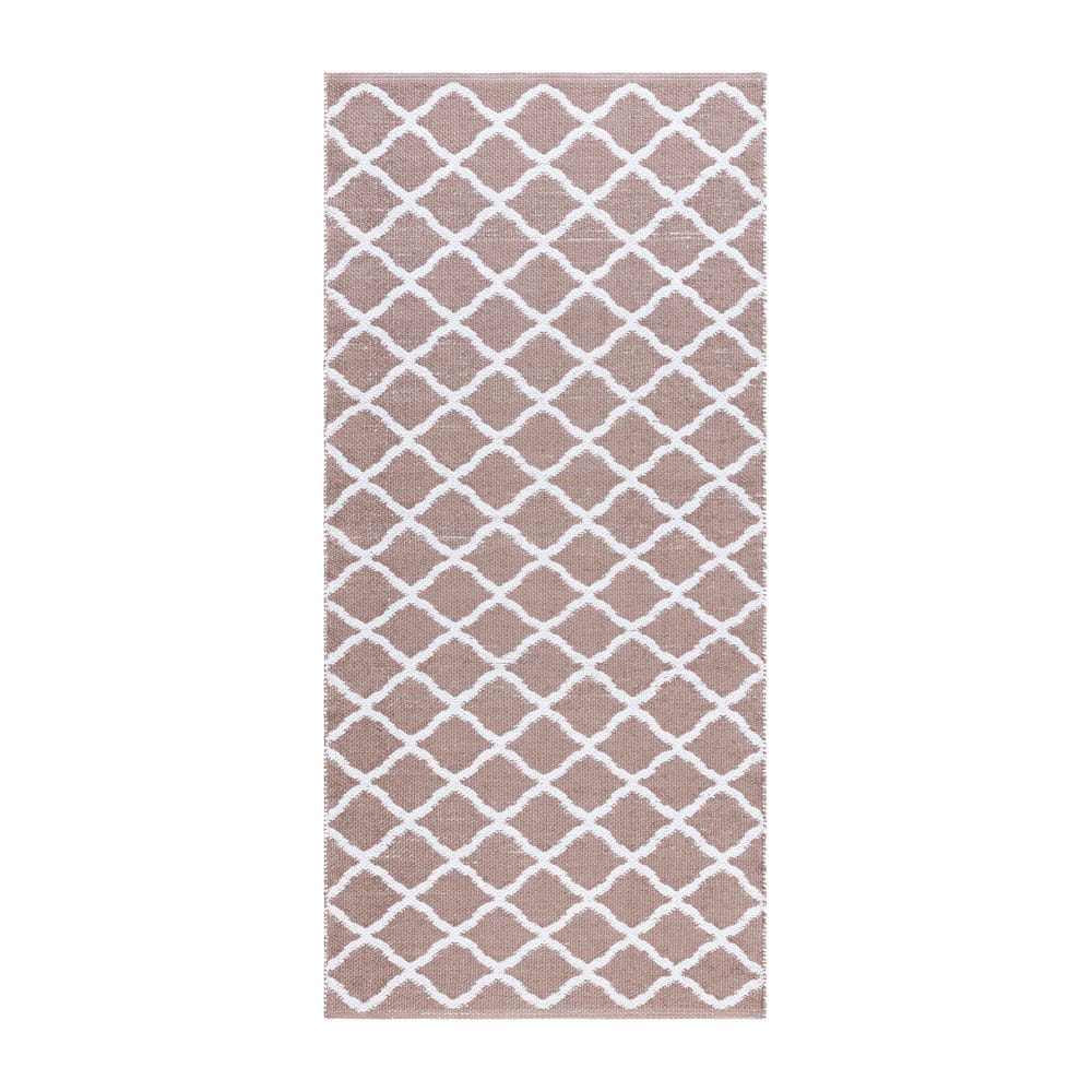 KM Home Plastmatta Hilma Wave 70x200 cm, Rosa - Textil & mattor - Trademax