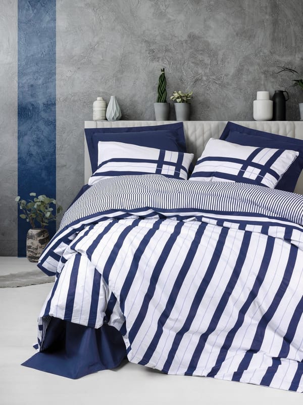 Coonabara Bäddset 140x200 cm Nifty Mörkblå - Textil & mattor - Trademax