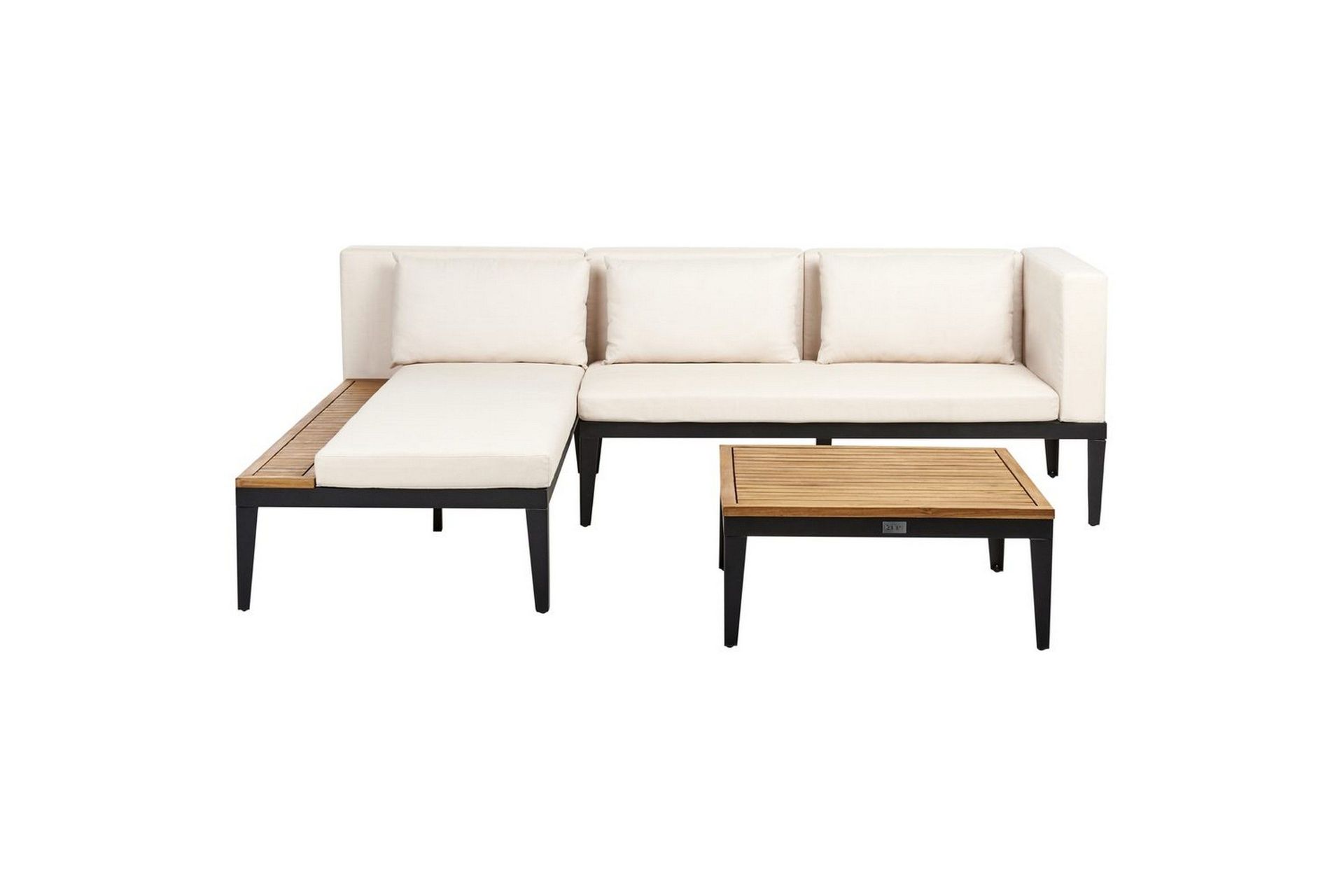 Loungegrupp med bord Bracciano 3-Sits 3-Sits - Utemöbler - Trademax