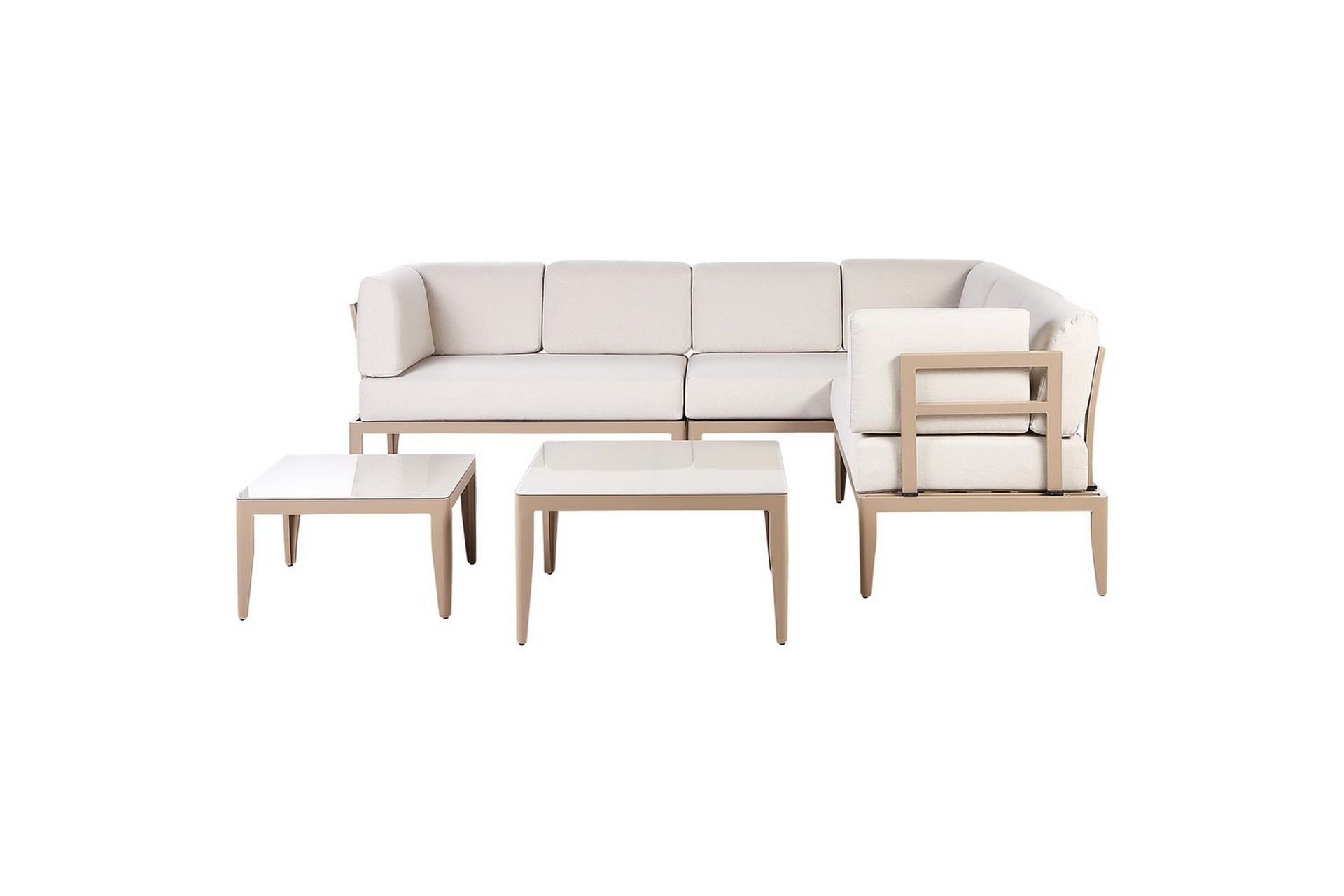 Loungegrupp Rima III Beige Beige - Utemöbler - Trademax
