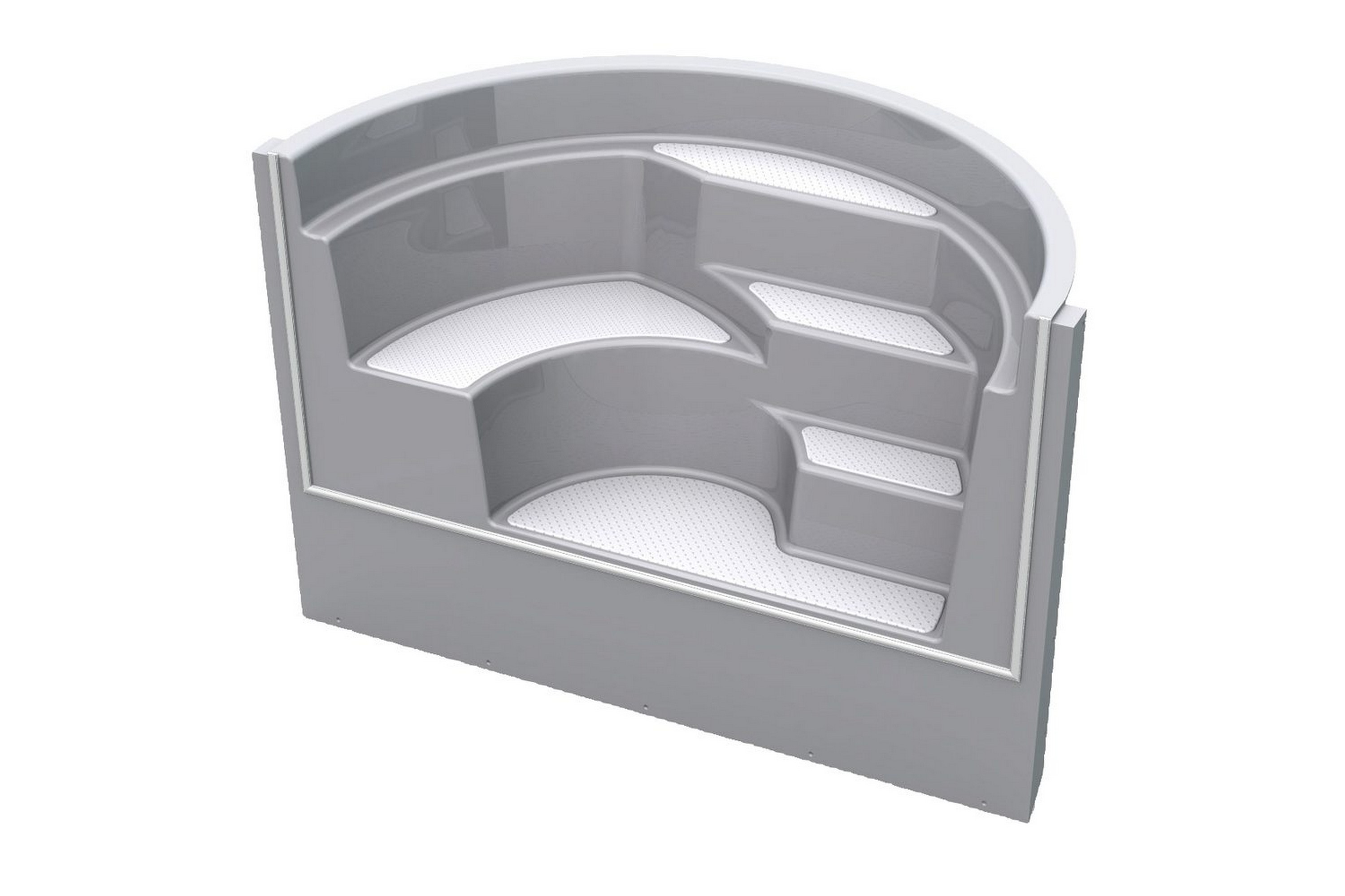 Trappa Planet Pool Malaga 225 Vit - Trädgård & spabad - Trademax