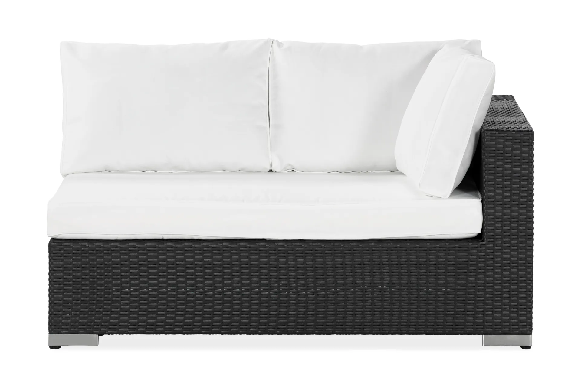 Comfort Garden Bahamas Vänstermodul utomhus 140 cm i konstrotting Svart ...