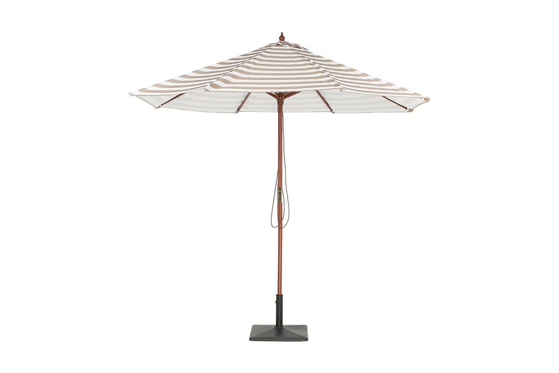 Ferentillo Parasoll 245 cm Beige/Brun - Utemöbler - Trademax