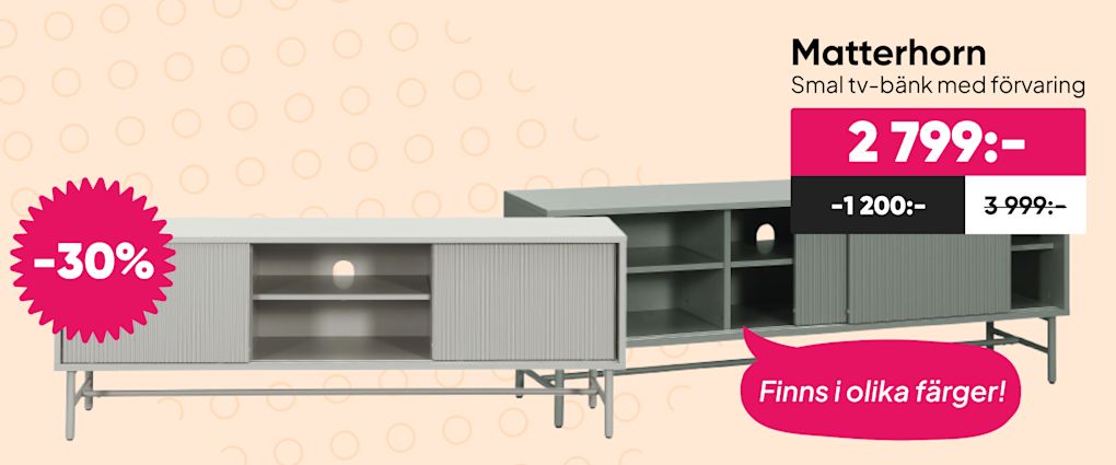 TV bänk - Köp billiga TV bänkar & mediabänkar online - Trademax